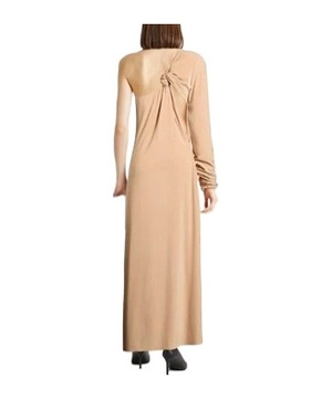 Sportmax One-shoulder Maxi Dress With Crystal Embellishments