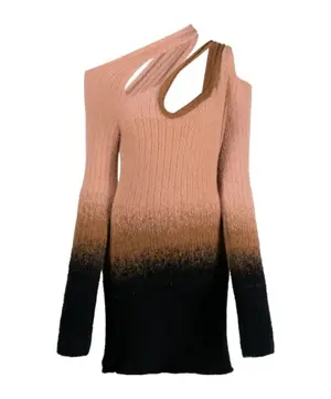 Ottolinger Gradient Effect Knitted Mini Dress