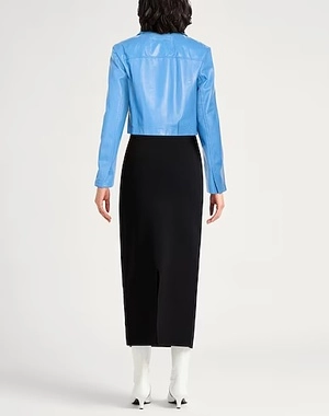 MAXCO. Max&co. Minimalist Leather Shirt
