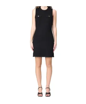 TWINSET Button-detail Trim Mini Dress