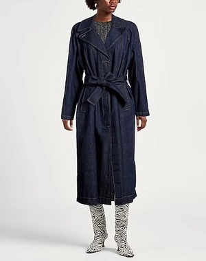 MAXCO. Denim Trench Coat