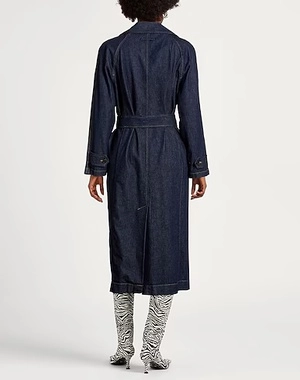 MAXCO. Denim Trench Coat
