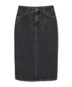 TWINSET Crystal-embellished Midi Skirt