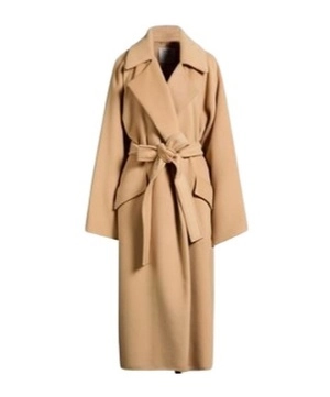 Sportmax Plain Colour Coats - Nude