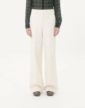 Valentino Garavani Pleated Wide-leg Trousers