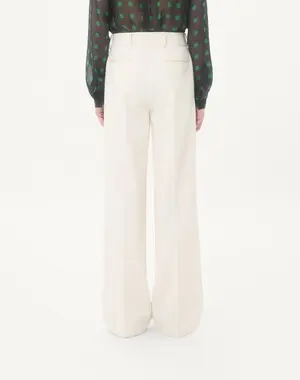 Valentino Garavani Pleated Wide-leg Trousers