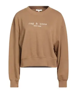 Rag & Bone Solid Color Printed Sweatshirt - Green
