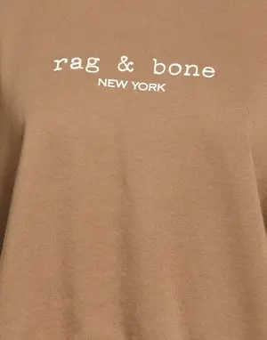 Rag & Bone Solid Color Printed Sweatshirt