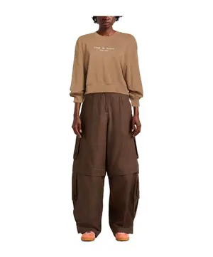 Rag & Bone Solid Color Printed Sweatshirt