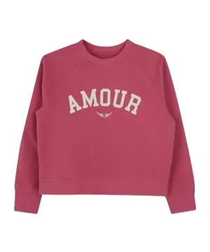 Zadig&Voltaire Amour" Graphic Sweatshirt