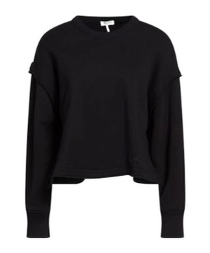 Rag & Bone Solid-color Long-sleeve Sweatshirt - Black