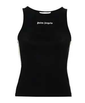 Palm Angels Logo Print Tank Top