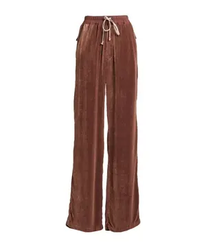 Rick Owens Plain Colour Wide-leg Trousers - Red