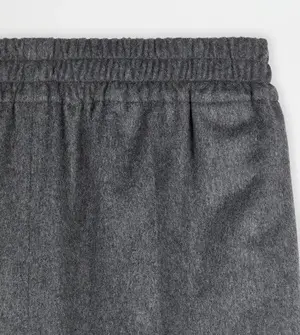 TOD'S Tailored Elasticated Waist Trousers With Embroidered Detail