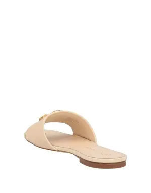 Tory Burch Minimalist Comfortable Leather Slide Sandals