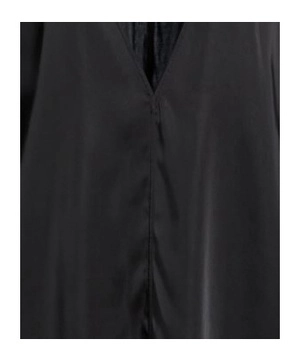 Rick Owens Solid-color Satin Short-sleeve Top