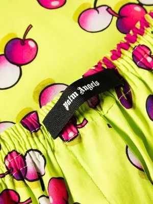 Palm Angels Cherries-print Boxer Shorts