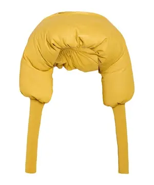 Rick Owens Solid Color Long Sleeve Coat - Yellow