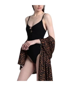 Tory Burch Minimalist Solid Color Swimsuit