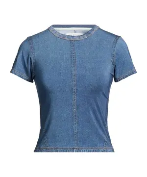 Rag & Bone Plain Colour T-shirts - Blue