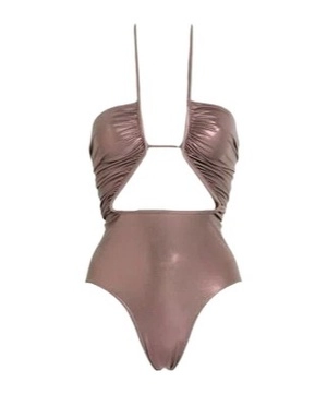 Rick Owens Plain Colour One-piece Swimsuits - Brown