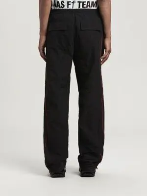 Palm Angels Logo-embroidered Checked Trousers