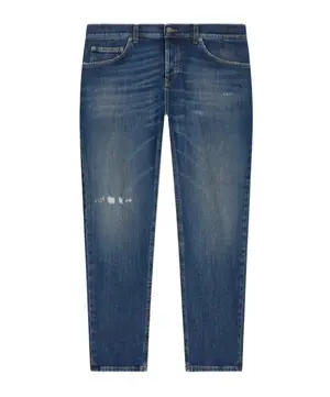 DONDUP Logo Jeans - Blue