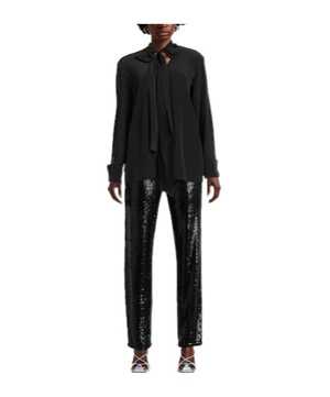 Sportmax Bow-detail Crepe Blouse
