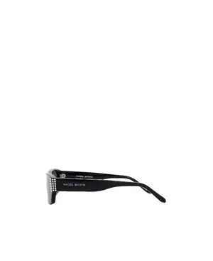 Magda Butrym Embellished Rectangle Sunglasses