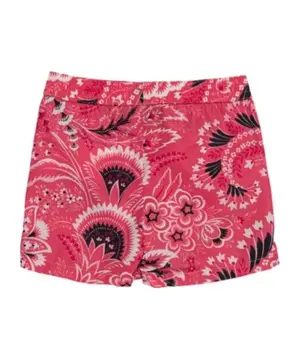 Etro Floral Print Cotton Shorts