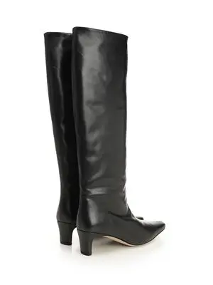 Staud Wally Low Heel Pointed Toe Boots