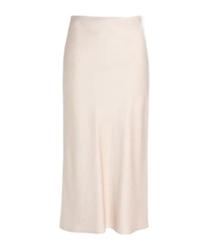 Brunello Cucinelli Stylish Versatile Satin Skirt - White