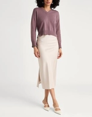 Brunello Cucinelli Stylish Versatile Satin Skirt