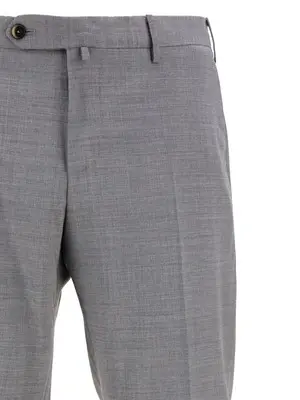PT TORINO Tailored-cut Tapered Trousers