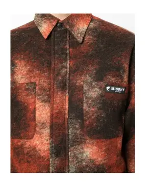 MISBHV Patterned Logo-patch Shirt