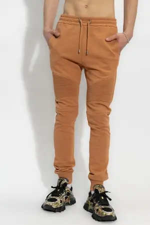 Balmain Logo Printed Drawstring Track Pants