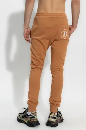 Balmain Logo Printed Drawstring Track Pants