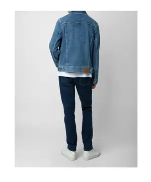 Zadig&Voltaire Colour-block Stretch-cotton Denim Jacket