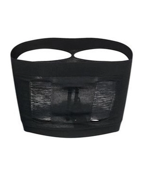 Rick Owens Solid Color Wool Strapless Top