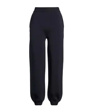 Max Mara Plain Colour Wide-leg Trousers - Black