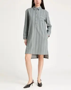 Max Mara Corduroy Long-sleeve Shirt Dress