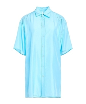 MAISON MARGIELA Solid Colour Shirts - Blue