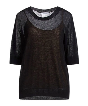 Max Mara Knitted Short-sleeved Top