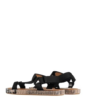MAISON MARGIELA Velcro Strap Flat Sandals