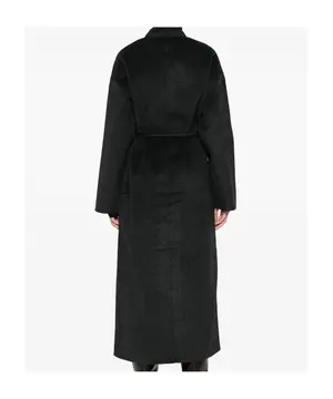ANINE BING Wrap Coat With Self-tie Belt