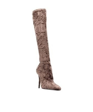 Saint Laurent Minimalist Solid Color Stiletto Heel Boots