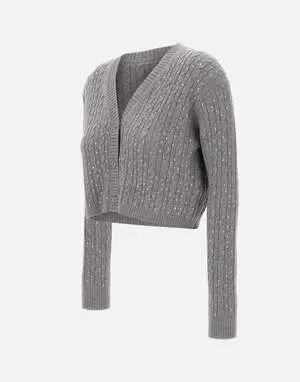 Max Mara Tamigi V-neck Cropped Cardigan