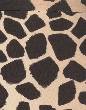 Max Mara Animal Print Twill Mini Skirt