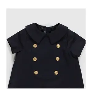 Balmain Double-breasted Virgin Wool Shirtdress