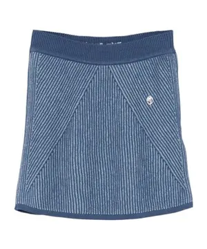 Palm Angels Ribbed Knit Skirt - Blue